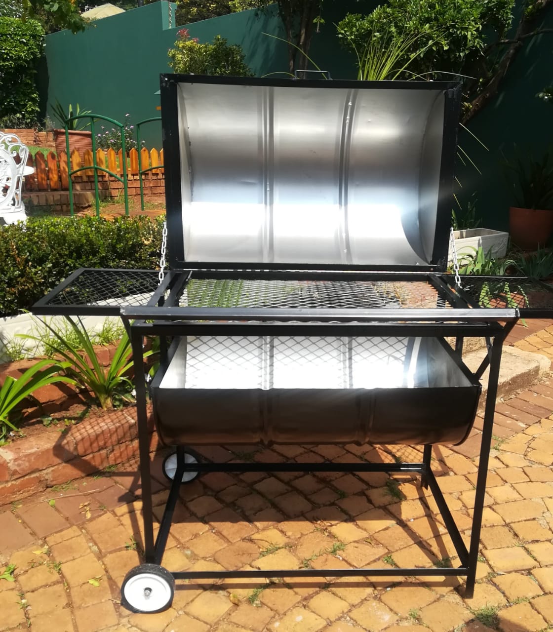 FAD Adjustable drum - lid braai stand - Breedt Braais