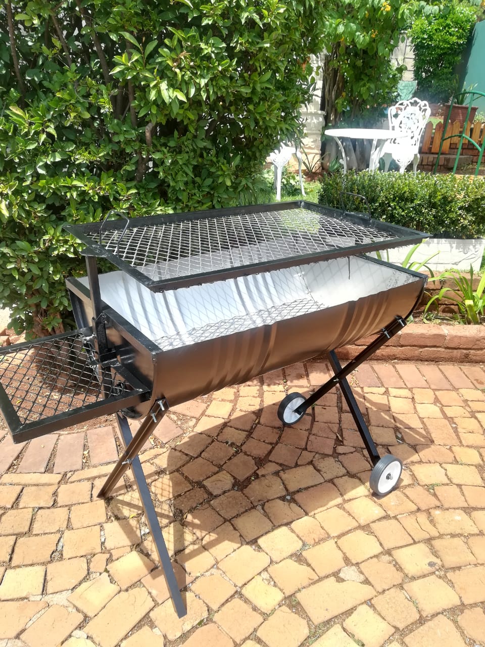 CLA Half Drum Adjustable Braai - Breedt Braais
